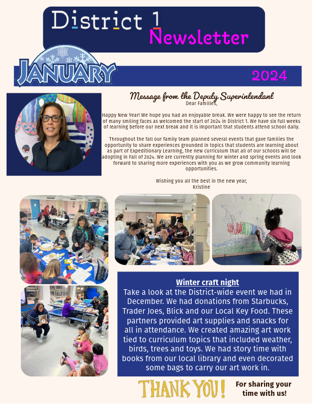 District Newsletter - NYC Community School District 1